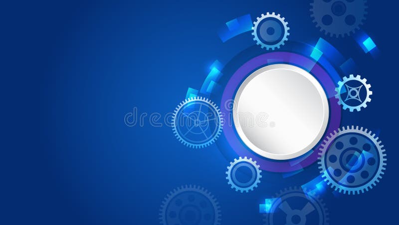 Futuristic Mechanical Engineering Technology Background Stock ...