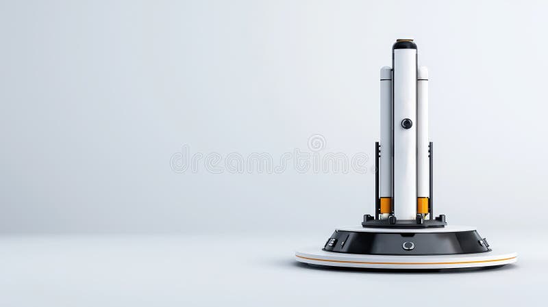 Futuristic Device Design Featuring a Sleek Minimalistic Structure with ...