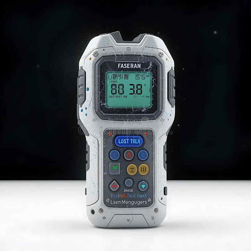 Futuristic Device Displaying Digital Information, High-tech Gadget for ...