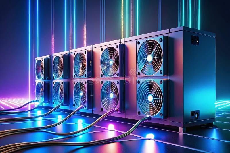 Futuristic Device Powered by Four Isolated Power Supplies a HighTech ...