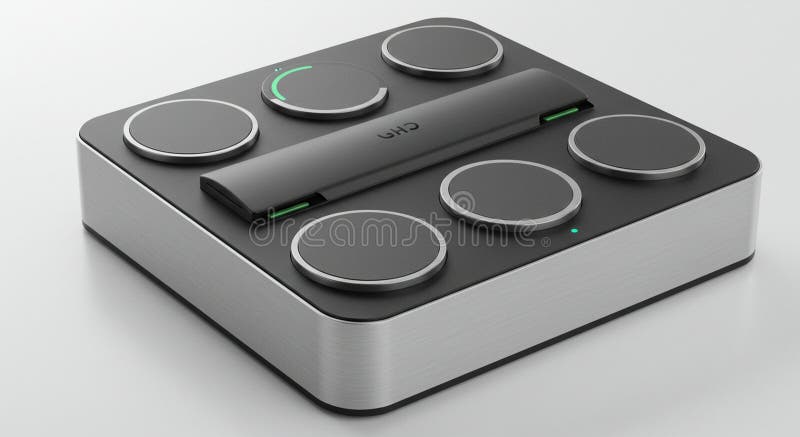 Circular Touch Sensitive Pads Stock Illustrations – 2 Circular Touch ...