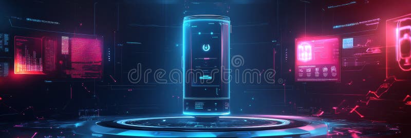 Futuristic Digital Assistant Interface Captures Grocery Order through ...