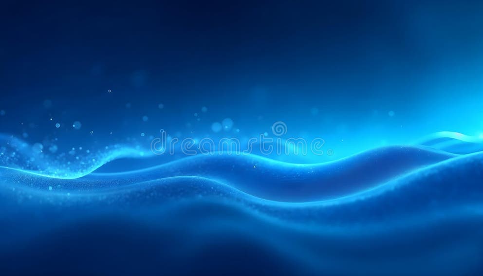 Futuristic Digital Blue Gradient Background with Sci-Fi Elements Stock ...