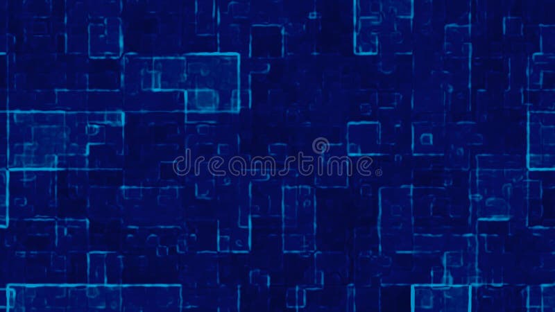 Futuristic Digital Blue Grid Background with Abstract Glowing Squares ...