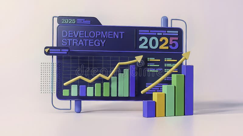 Futuristic Digital Board Display with Graphs and Strategy Stock ...