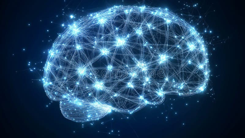 Futuristic Digital Brain with Neural Connections - Artificial ...