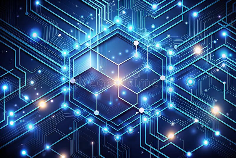 Glowing White Circuit Board Patterns Stock Illustrations – 334 Glowing White Circuit Board ...