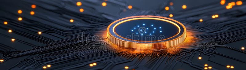 Glowing Central Node Stock Illustrations – 405 Glowing Central Node ...