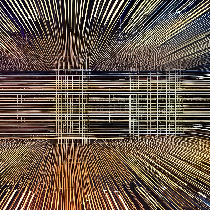 A Futuristic Digital Texture with Neon Grids and Glowing Lines ...