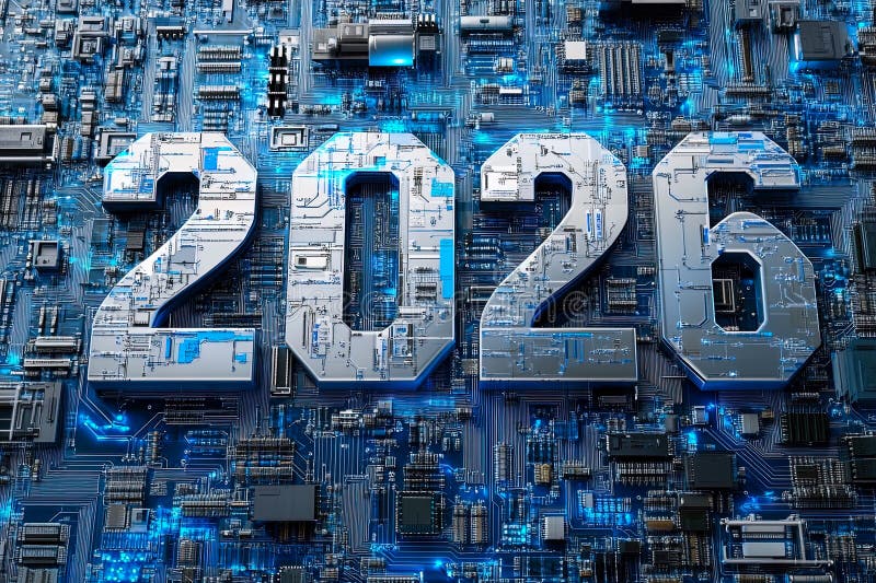 2026 Futuristic Digital Circuit Technology Stock Illustration - Illustration of advanced ...