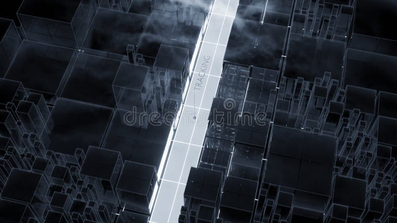 Futuristic Digital City Map Layout with Satellite GPS Coordinate ...