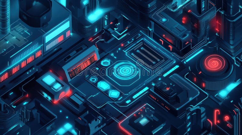 Futuristic Digital Cityscape with Vibrant Neon Circuit Patterns Stock ... Futuristic Digital Cityscape with Vibrant Neon Circuit Patterns Stock ...