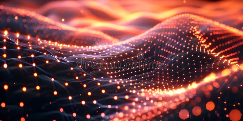 Futuristic Digital Connection, Dynamic Technology Background - Ai ...