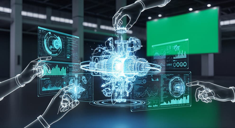 Futuristic Digital Engineering and Technology Interface with ...