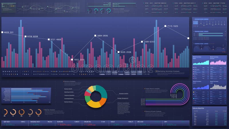 Futuristic Matrix Grid Particles in Cyber Space Background Stock ...