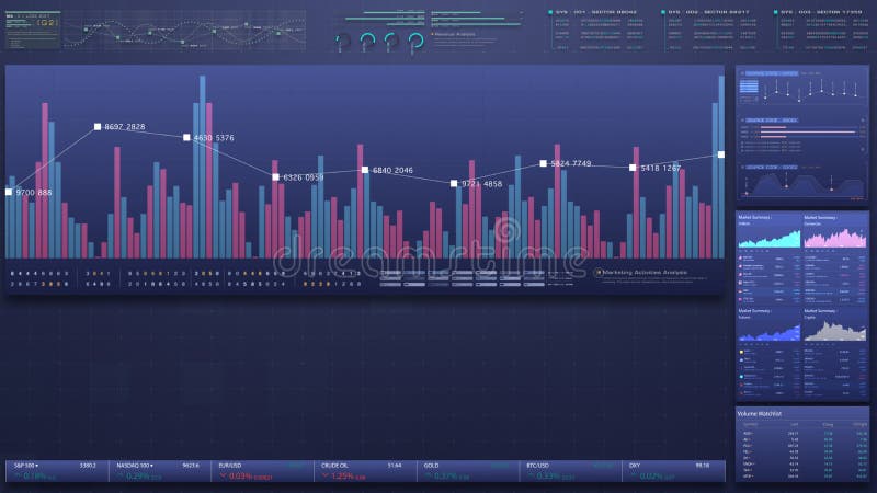 Futuristic Matrix Grid Particles in Cyber Space Background Stock ...