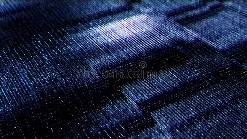 Futuristic Digital Abstract Matrix Particles Grid Stock Image - Image ...