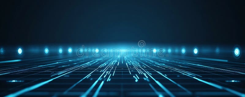 Futuristic Digital Highway Abstract Technology Background Stock ...