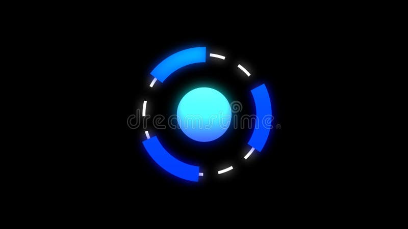 Futuristic Digital Hud Background Animation , Digital Portal Background ...