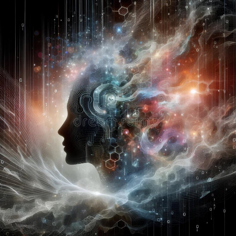 Futuristic Digital Human Mind with Abstract Neural Network and Cosmic ... Futuristic Digital Human Mind with Abstract Neural Network and Cosmic ...