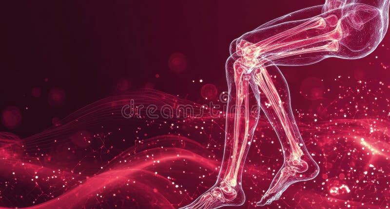 Digital Human Skeleton Energy Flow Stock Photos - Free & Royalty-Free ...