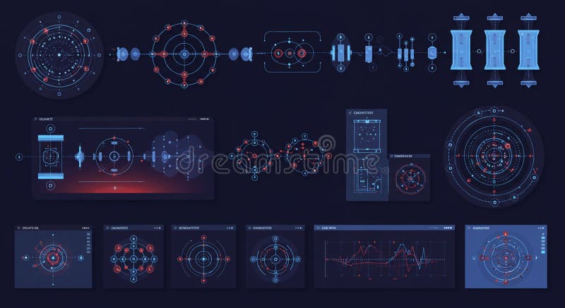 Various Complex Diagrams Stock Illustrations – 920 Various Complex ...