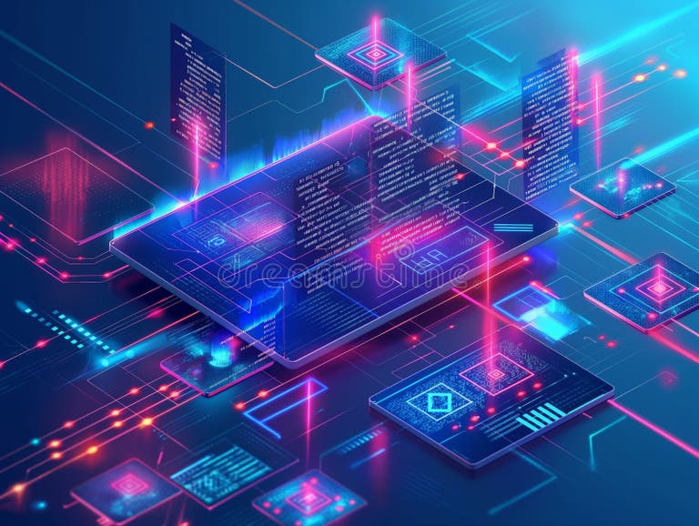 Holographic Interface Floating Data Panels Stock Photos - Free ... Holographic Interface Floating Data Panels Stock Photos - Free ...