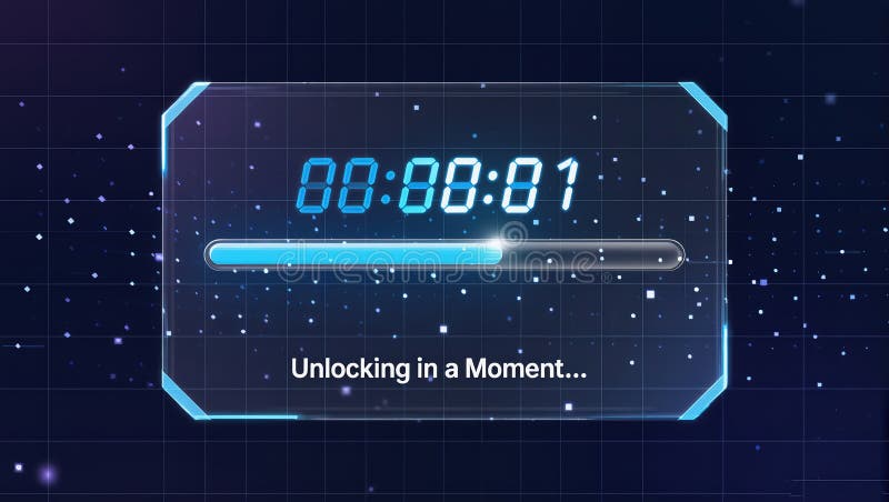 Unlocking in a Moment: Instant Inspiration Stock Illustration ...