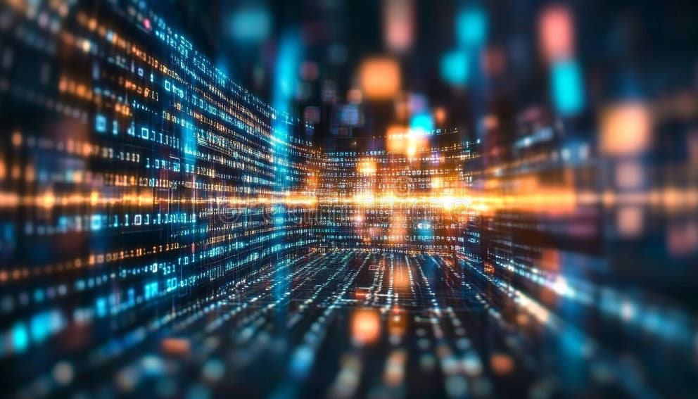 Matrix Cyberspace Environment Stock Illustrations – 2,135 Matrix ...