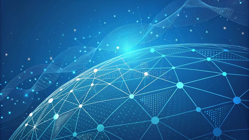 Futuristic Digital Network with Global Connectivity and Data ... Futuristic Digital Network with Global Connectivity and Data ...