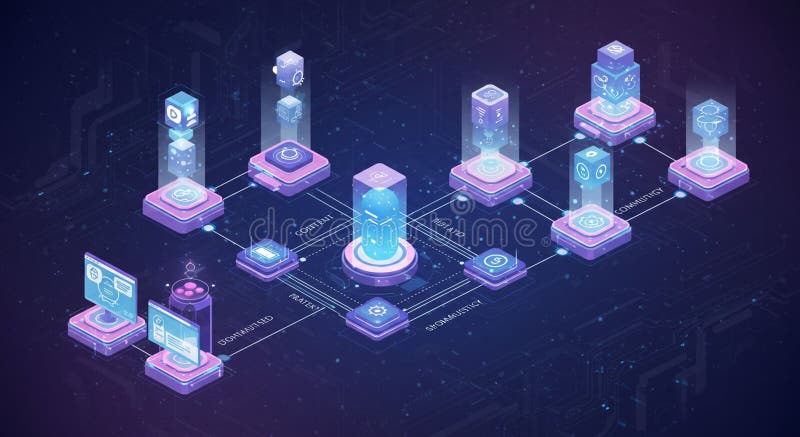 Platforms Digital Network Stock Illustrations – 11,433 Platforms ...