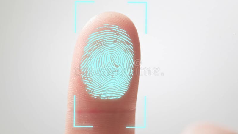Futuristic Digital Processing of Biometric Fingerprint Scanner. Concept ...