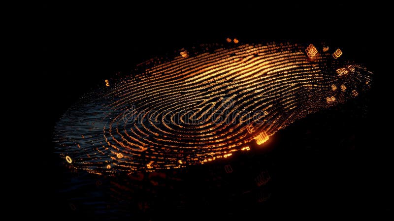 Futuristic Digital Processing of Biometric Fingerprint Scanner. Concept ...