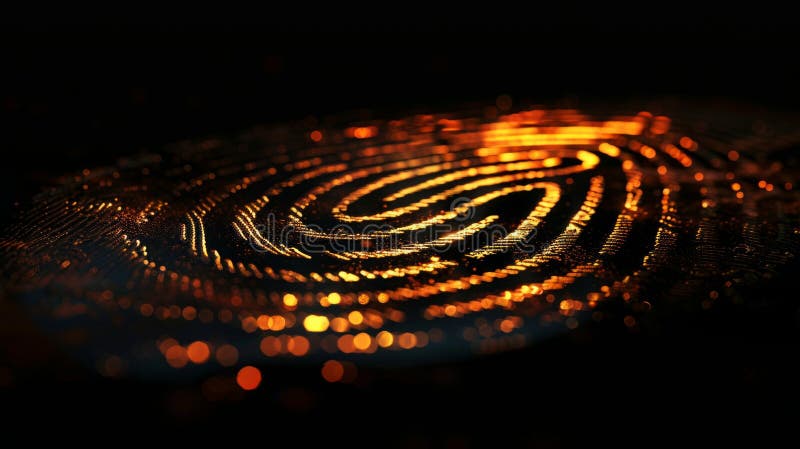 Futuristic Digital Processing of Biometric Fingerprint Scanner. Concept ...