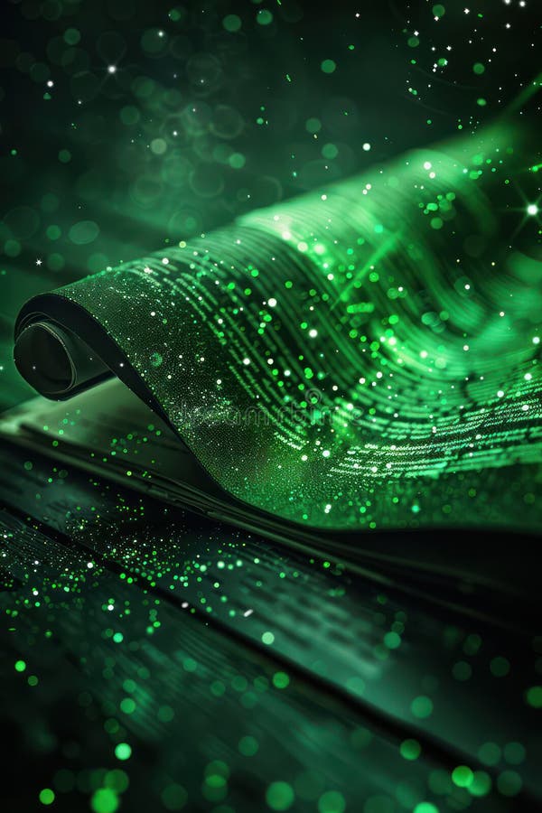 Enchanted Digital Scroll Unveiling Stock Illustrations – 1 Enchanted ...