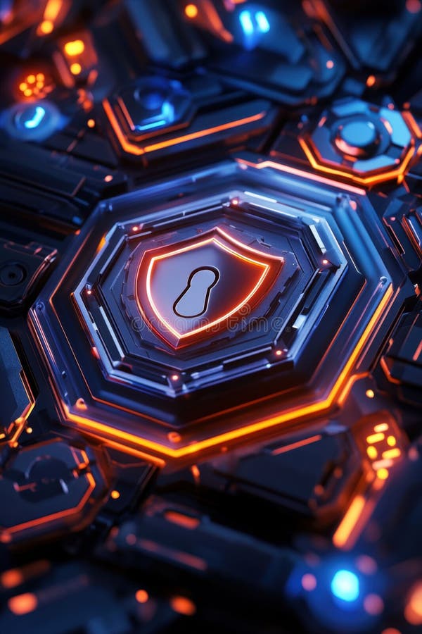 Change Your Password Day Futuristic Digital Security Interface with ...