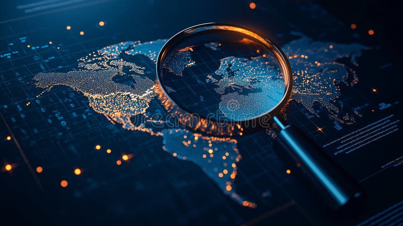 A Futuristic Digital Sphere Showcasing Interconnected Networks and ...