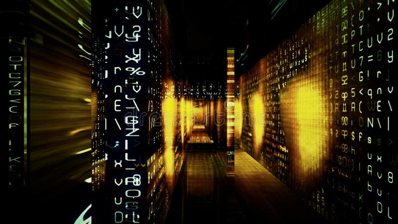 Futuristic Digital Tech Display. Stock Image - Image of future ...