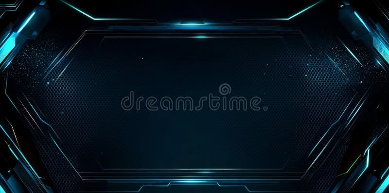 A Futuristic Digital Technology Background with Grid Line Fields for ...