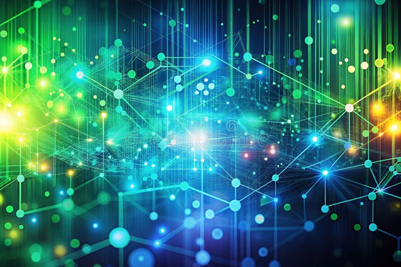 Futuristic Digital Technology Banner: a Vibrant Visual Representation ...