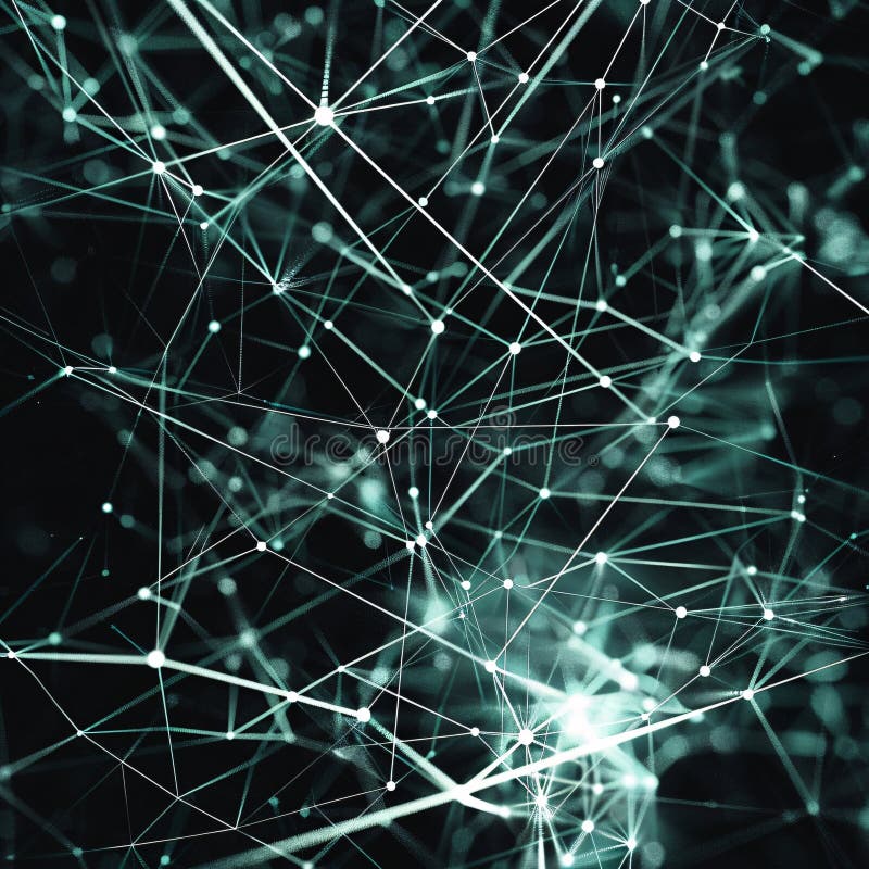 Futuristic Digital Technology Network: Stock Illustration ...