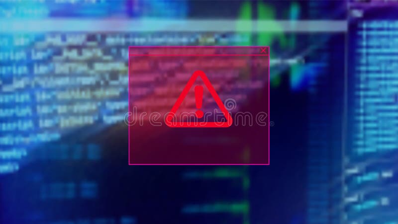 Futuristic Digital Technology Vector Background. Cyber Attack ...