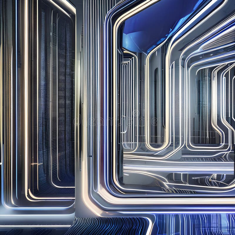 A Futuristic Digital Texture with Sleek Lines and Glossy Surfaces ...