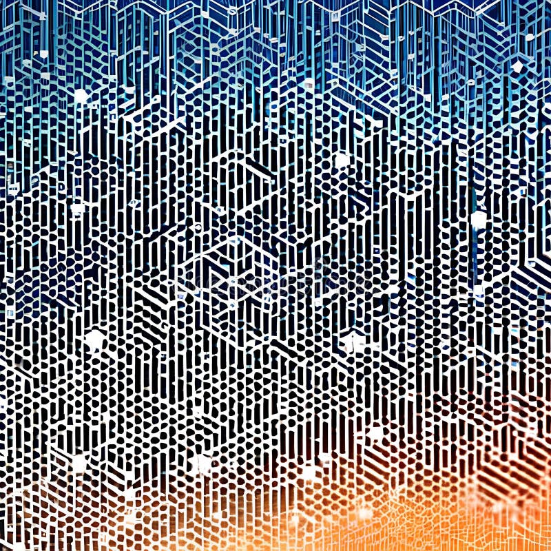 A Futuristic Digital Texture with Sleek Metallic Surfaces and ...