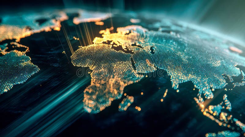 Futuristic Digital World Map Stock Illustrations – 65,283 Futuristic Digital World Map Stock ...