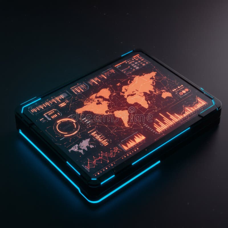 Futuristic Digital World Map Interface Stock Illustrations – 8,944 Futuristic Digital World Map ...