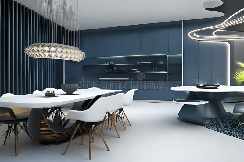 Futuristic Dining Stock Illustrations – 658 Futuristic Dining Stock ...