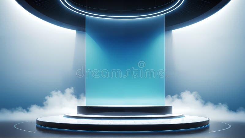 3D HD Rendering for Product Presentation in a Display Backdrop Stock ...