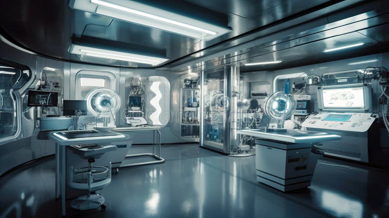 A Futuristic DNA Testing Facility with Advanced Technology and Cutting ...