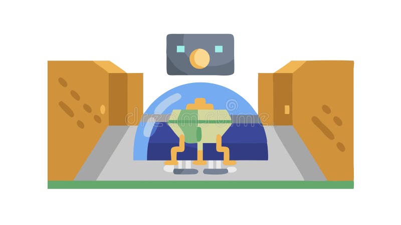 Futuristic Dome City, Sci-Fi Habitat Controlled Environment, Vector Design Generative AI Stock ...